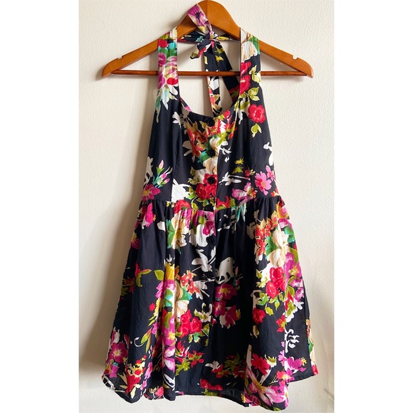 Fire Los Angeles | Dresses | Floral Halter Dress Fire Los Angeles ...